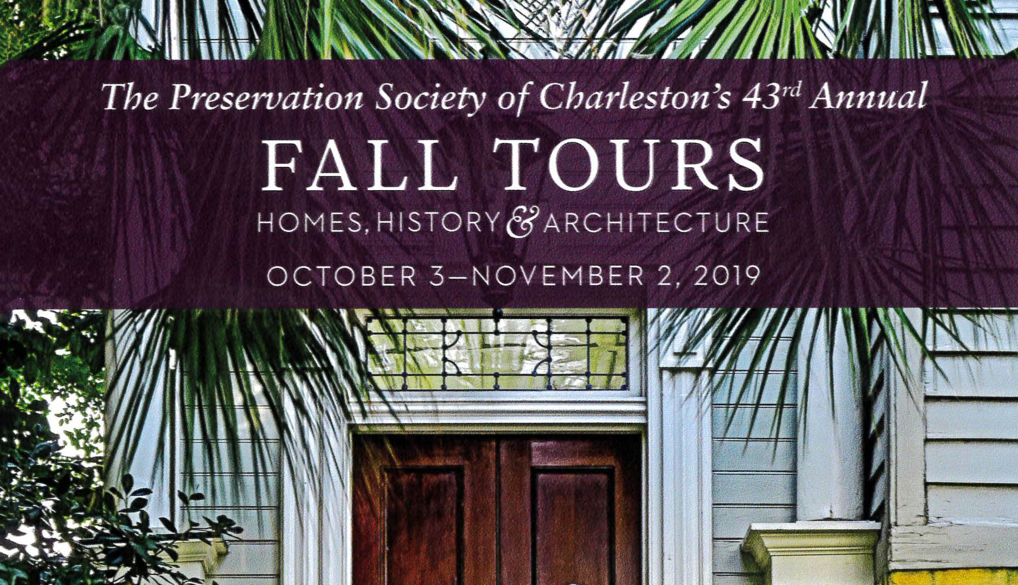 DHM Real Estate Proudly Sponsors the Fall Tours in Charleston, SC